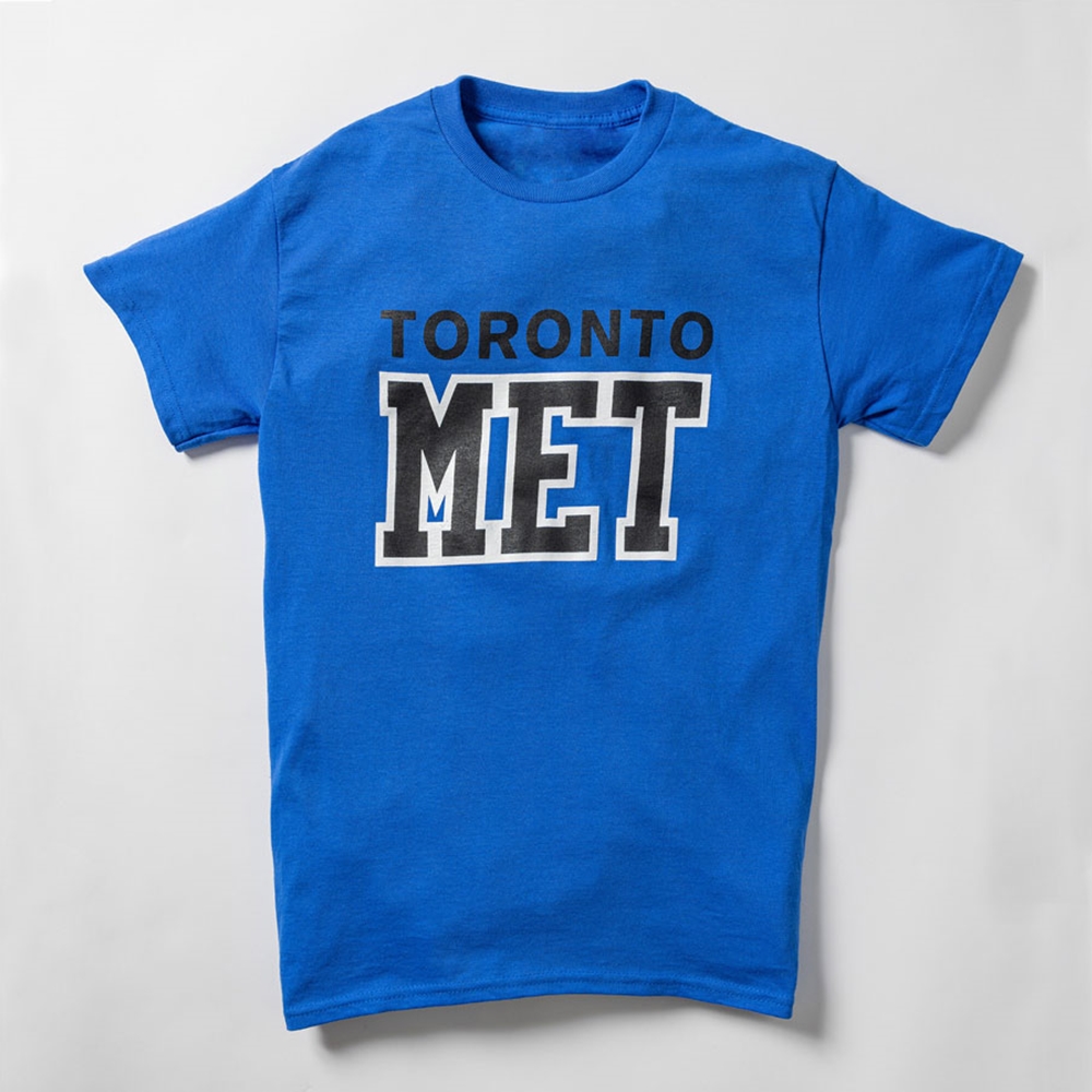 Toronto Metropolitan University Campus Store - TMU MET Varsity T-Shirt ...