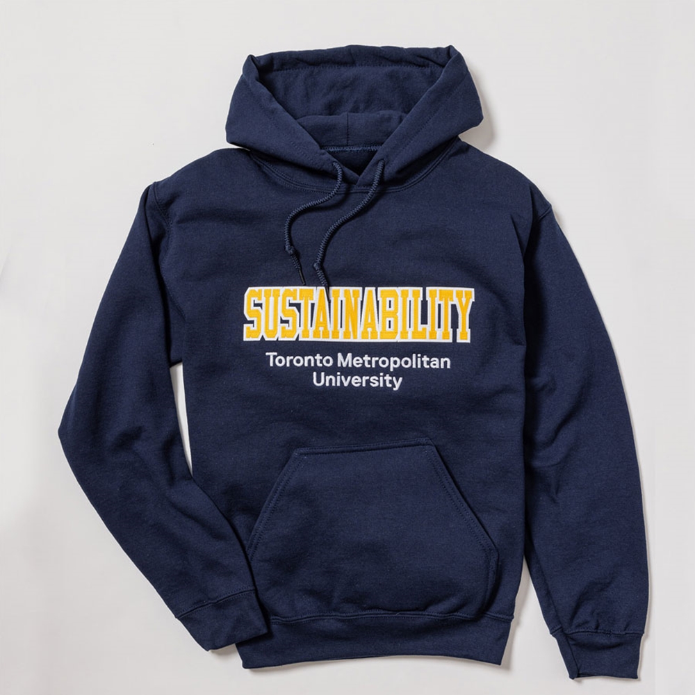 Toronto Metropolitan University Campus Store - Navy Hoodie with ...